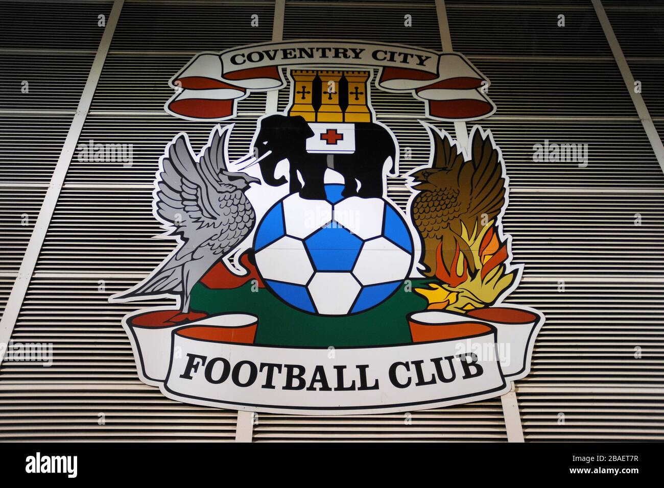 General view of the coventry city badge hi-res stock photography and ...