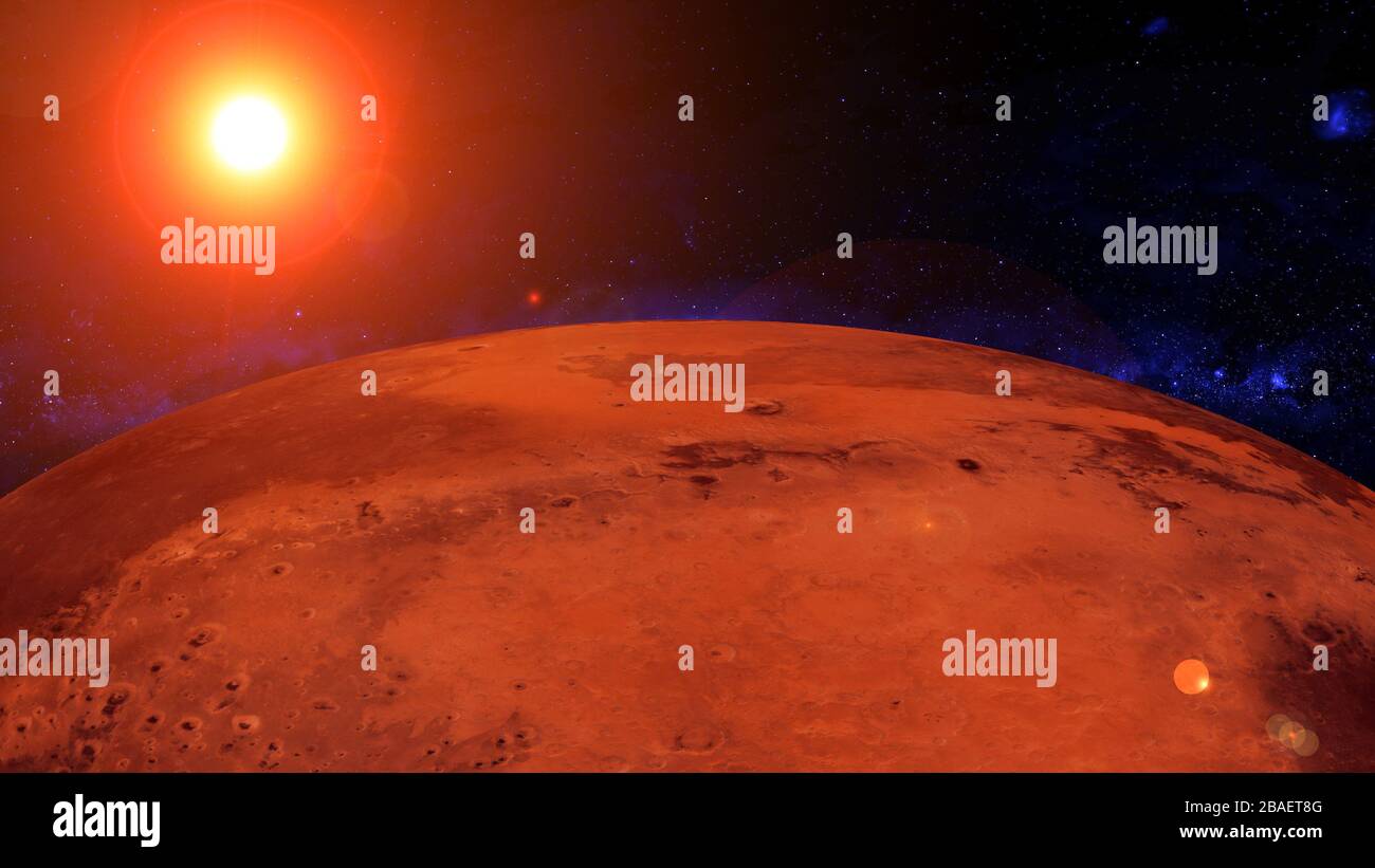 Mars - High resolution best quality solar system planet. This image ...