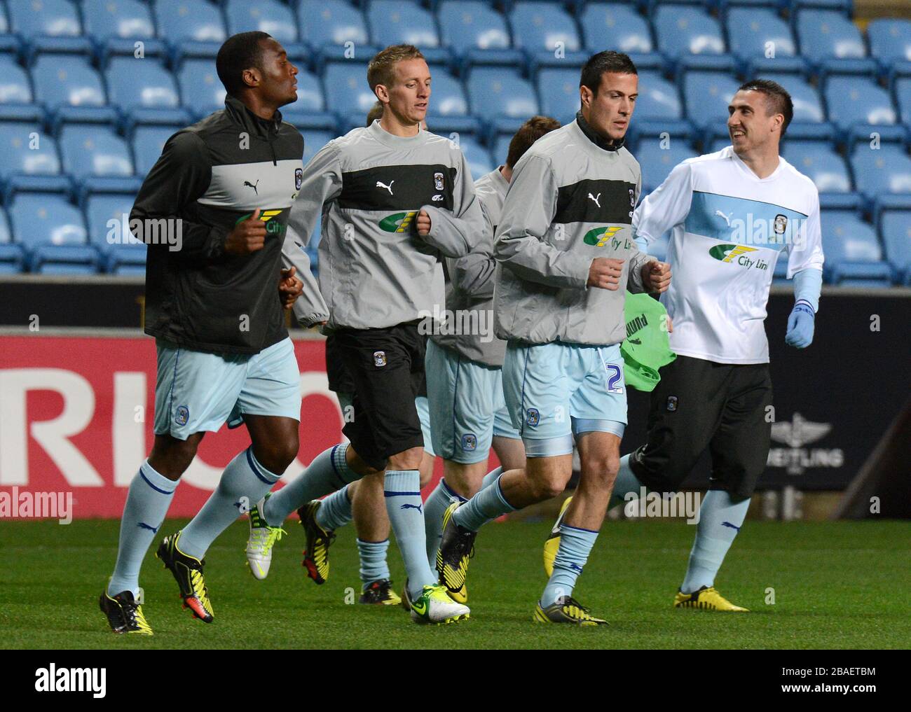 Coventry City's William Edjenguele, Carl Baker, Richard Wood and Callum ...