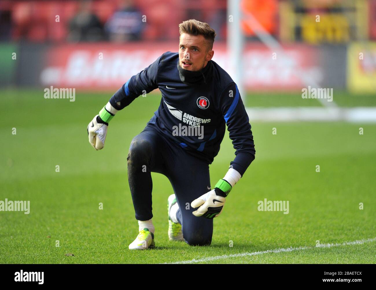 Ben Hamer, Charlton Athletic goalkeeper Stock Photo - Alamy