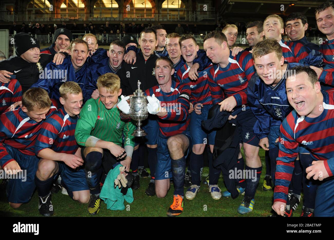 Lance Corporal James Hubbard, captain of the Royal Engineers football ...