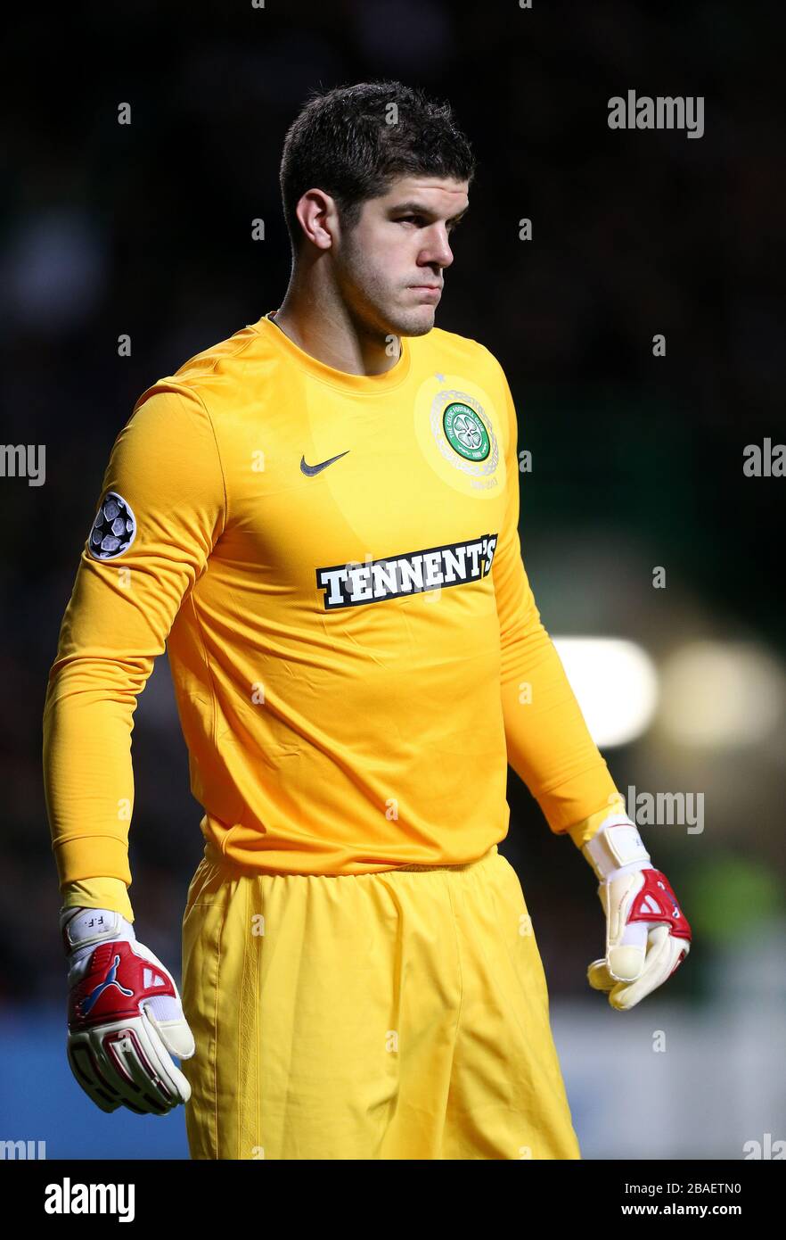 Celtic goalkeeper Fraser Forster Stock Photo - Alamy