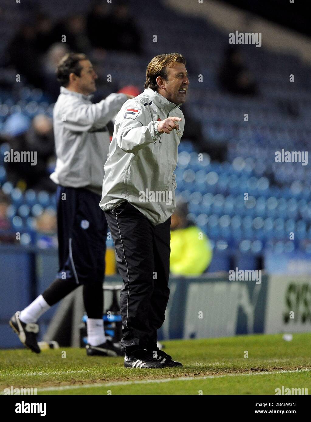 Blackpool's Caretaker Manager Steve Thompson Stock Photo - Alamy