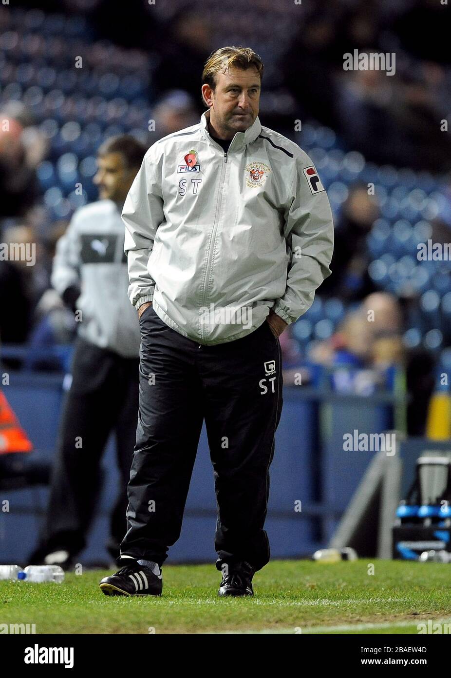 Blackpool's Caretaker Manager Steve Thompson Stock Photo - Alamy