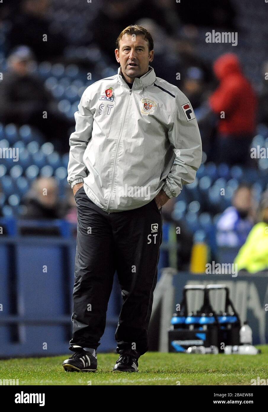 Blackpool's Caretaker Manager Steve Thompson Stock Photo - Alamy