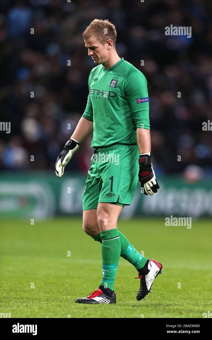 Manchester City goalkeeper Joe Hart Stock Photo - Alamy