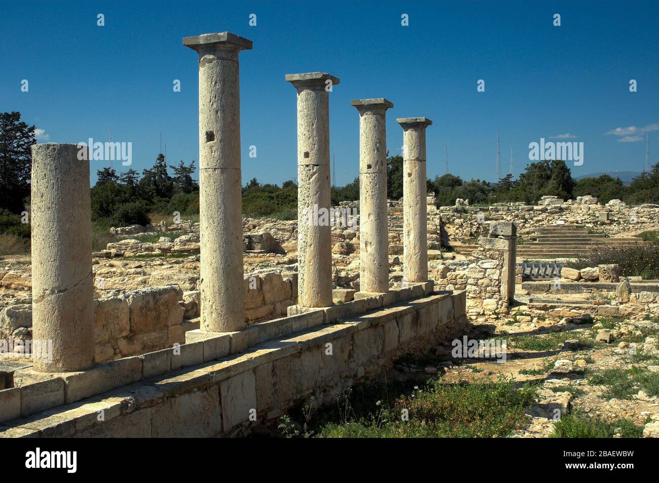 The Sanctuary of Apollo Hylates, Cyprus Stock Photo - Alamy