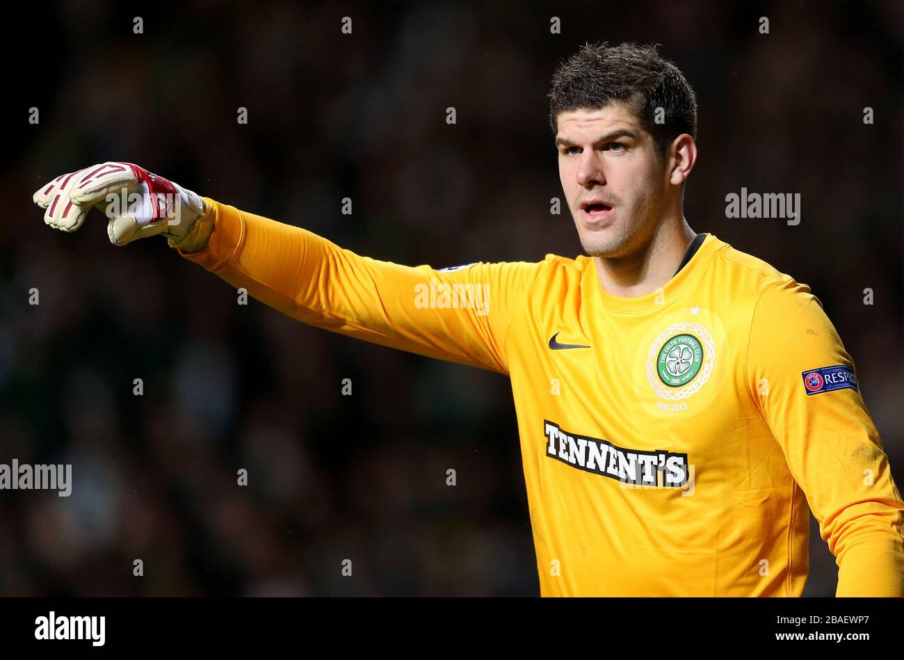 Fraser Forster, Celtic goalkeeper Stock Photo - Alamy