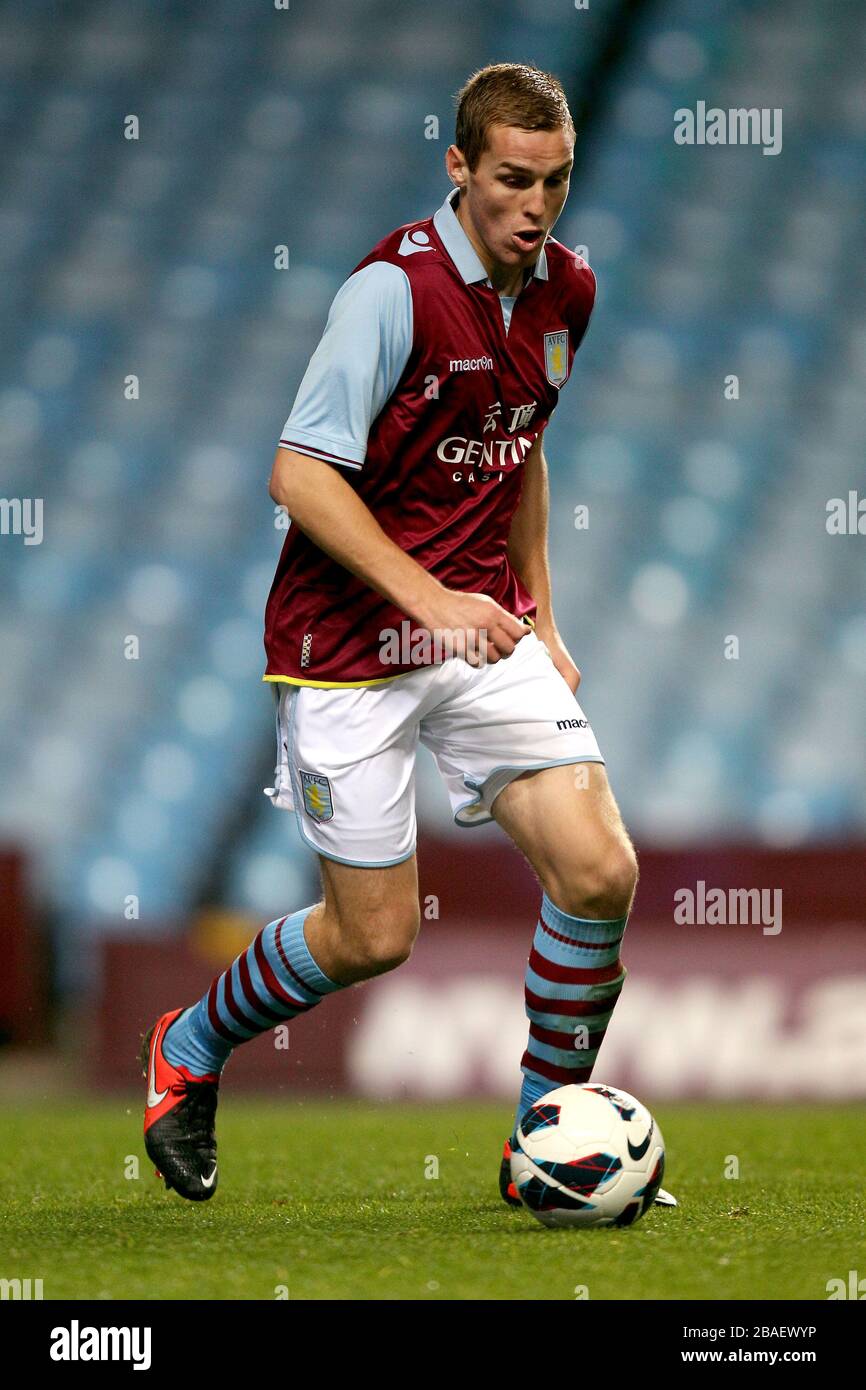 Captain Daniel Devine, Aston Villa Stock Photo - Alamy