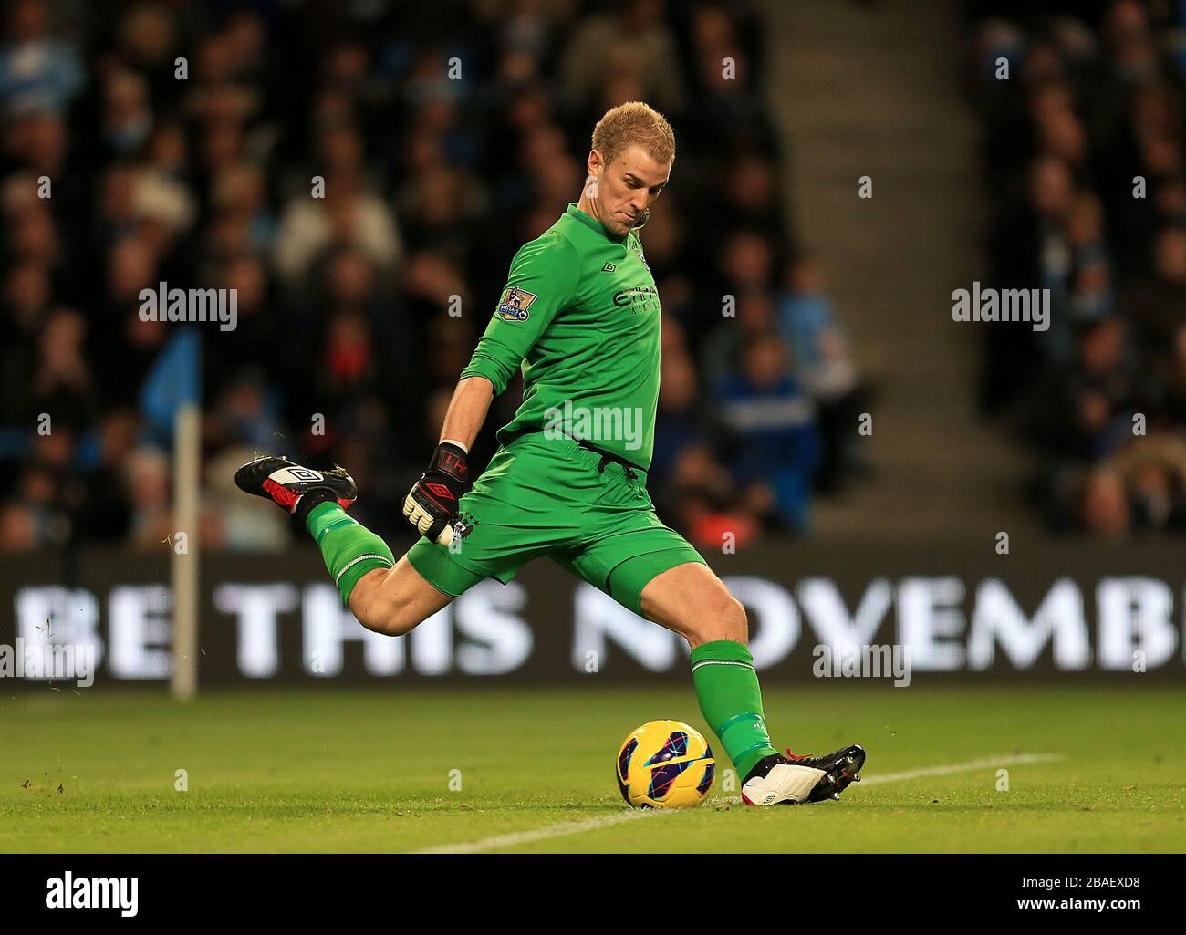 Joe Hart, Manchester City goalkeeper Stock Photo - Alamy