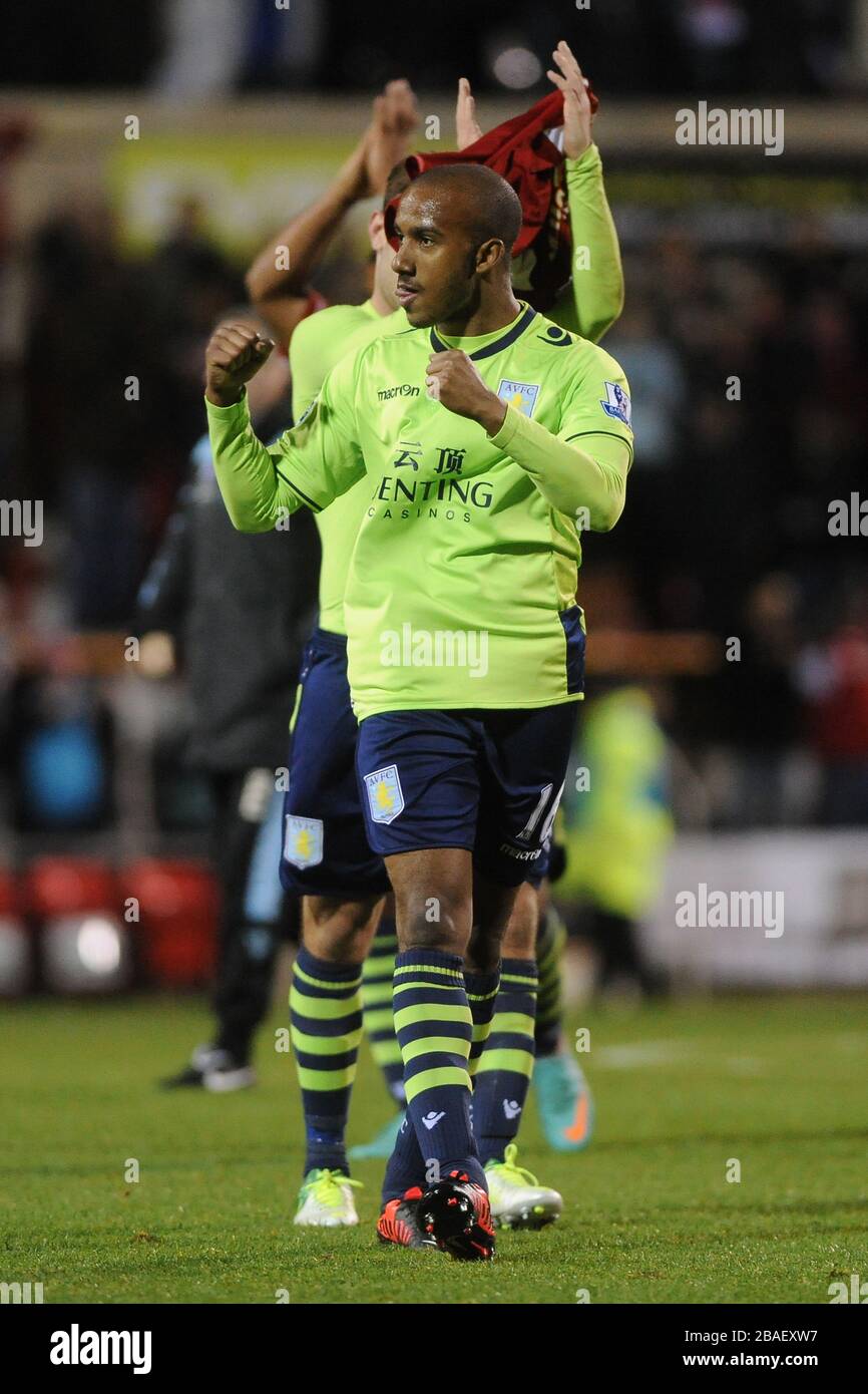 Aston villas fabian delph hi-res stock photography and images - Alamy