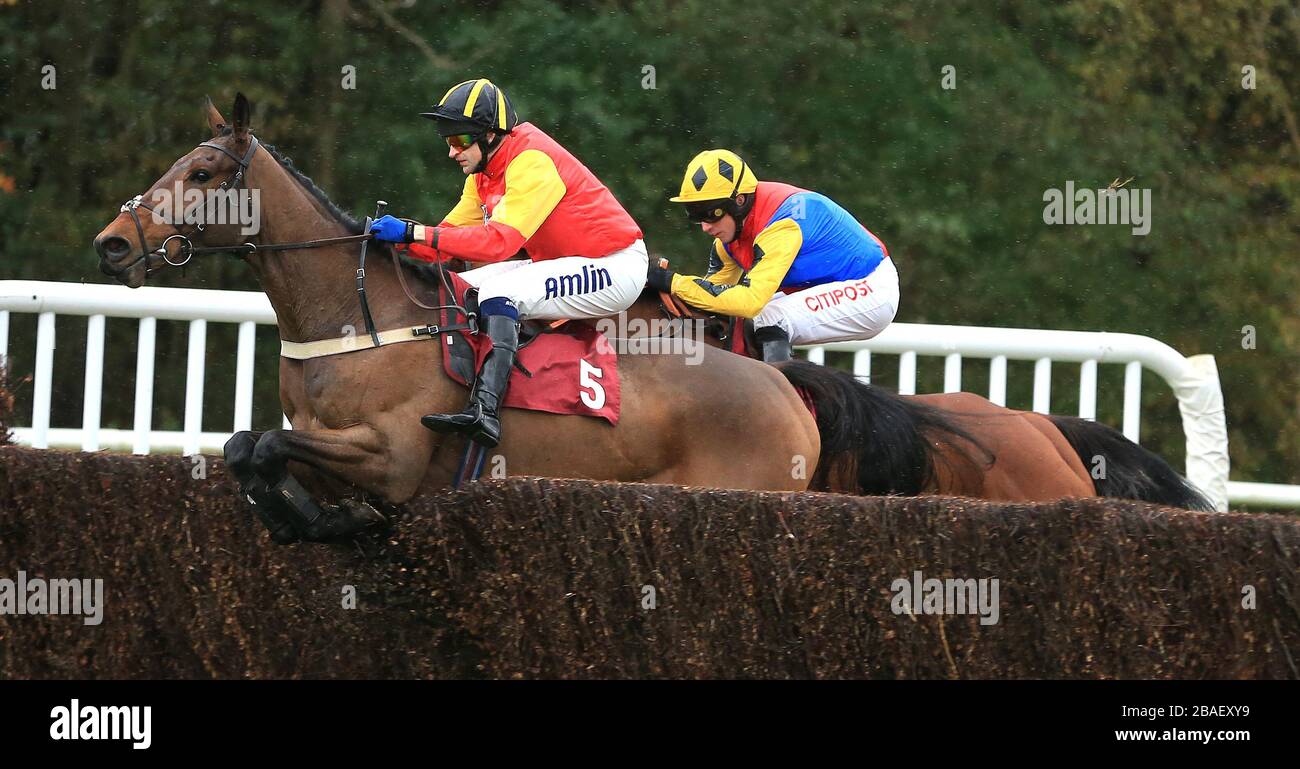 Noble Legend ridden by Andrew Thorntonon its way to winning The Oakmere ...