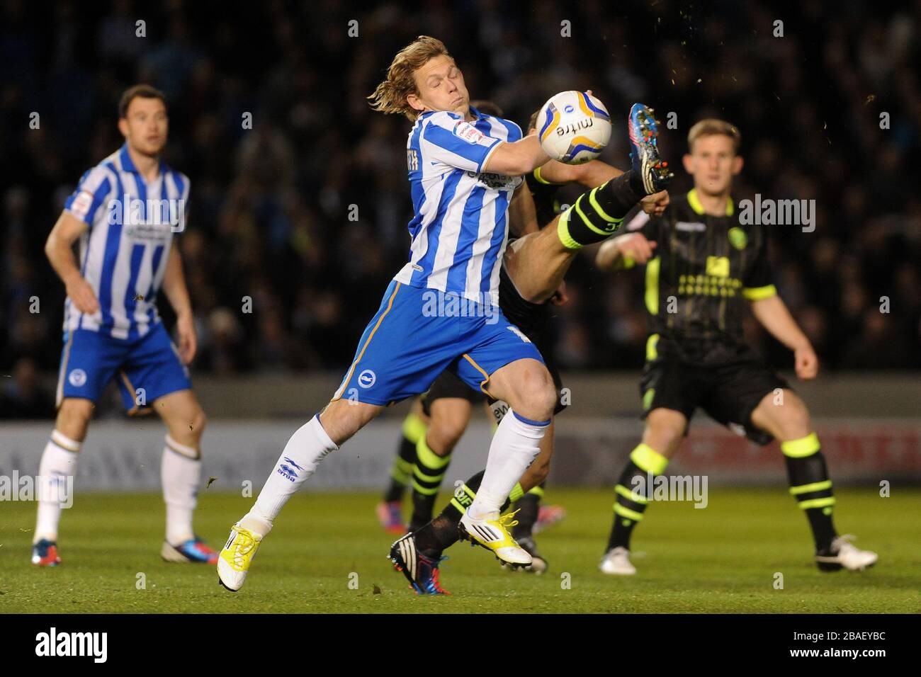 Brighton & Hove Albion's Craig Mackail-Smith in action Stock Photo - Alamy