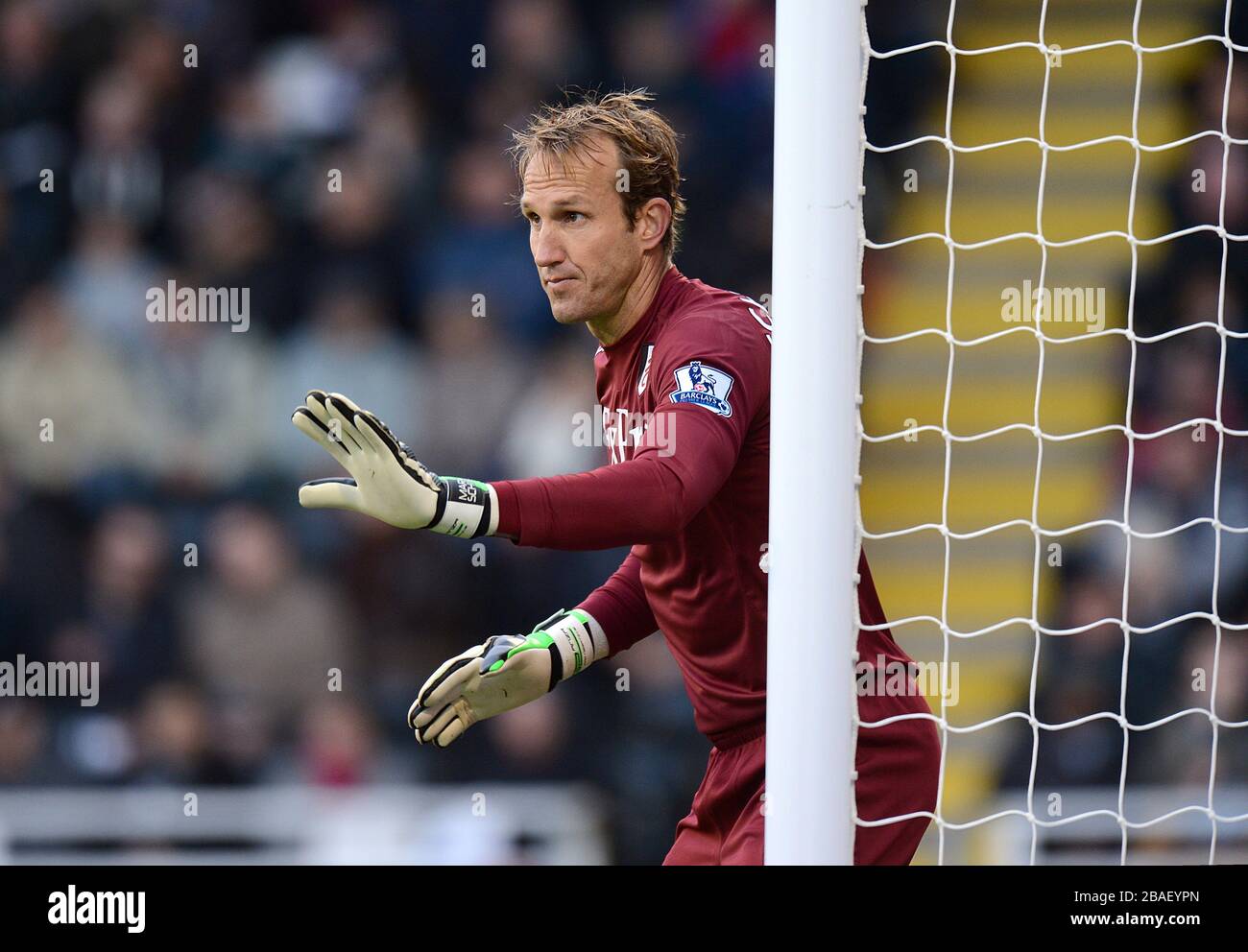 Mark Schwarzer, Fulham goalkeeper Stock Photo - Alamy