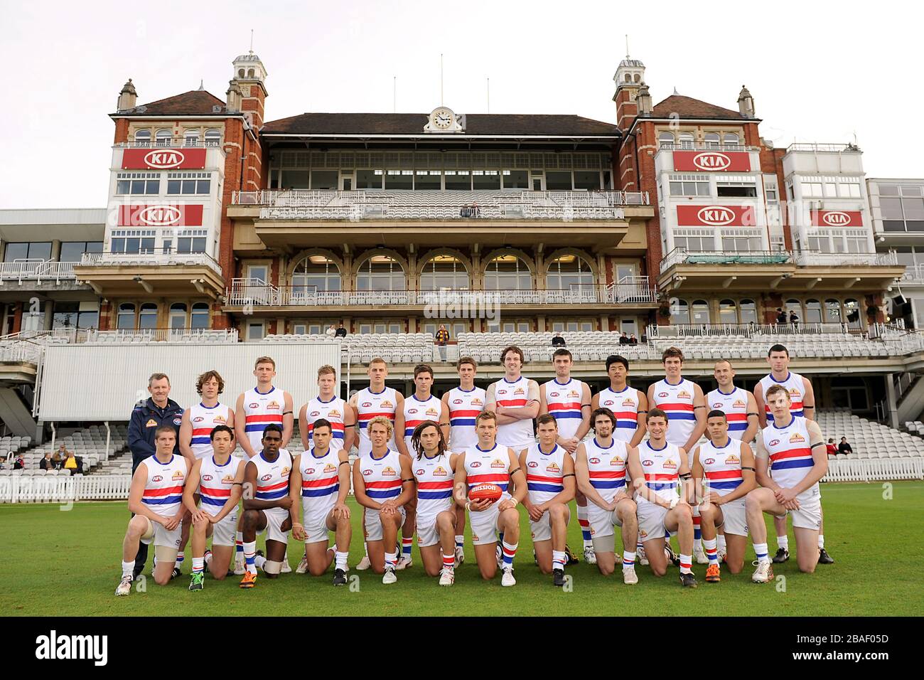 Western Bulldogs team group Stock Photo - Alamy