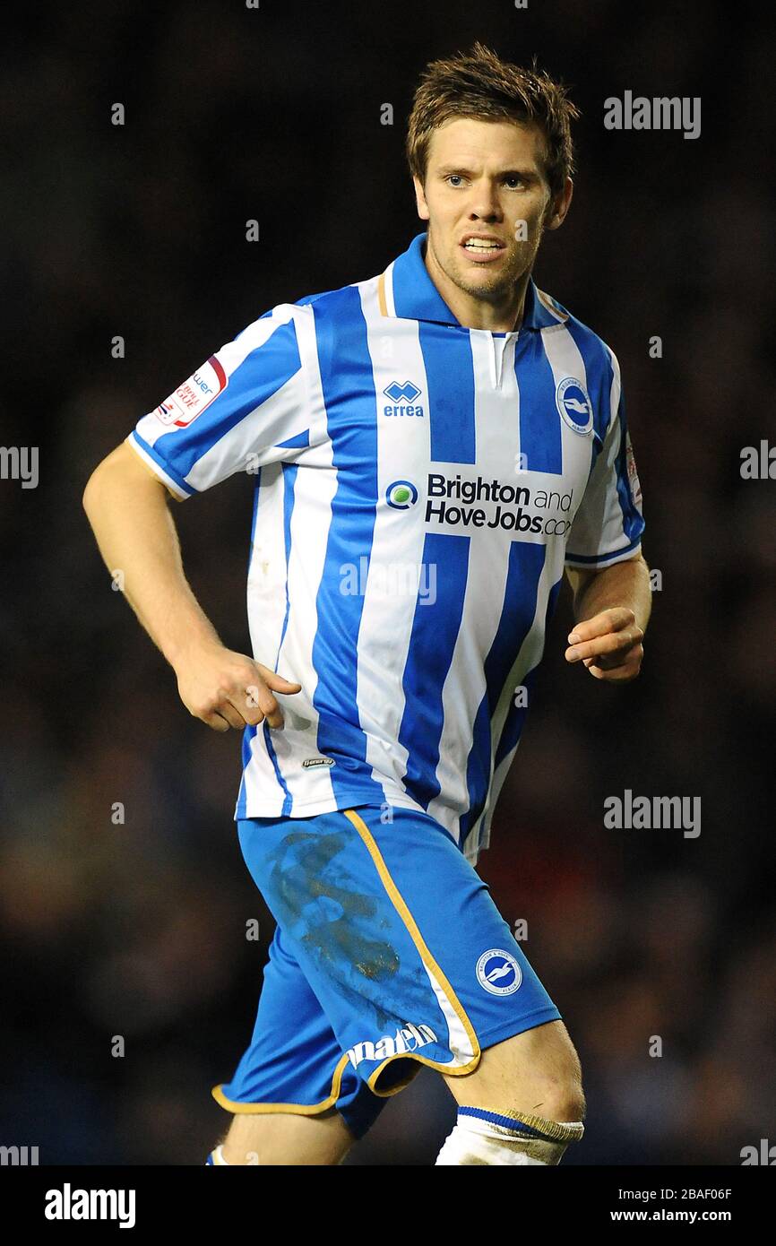 Dean Hammond, Brighton & Hove Albion Stock Photo - Alamy