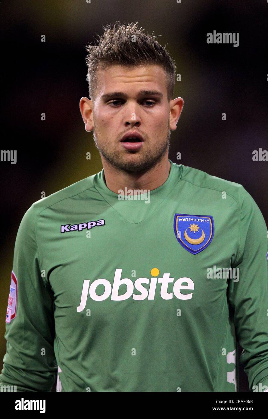 Portsmouth's Mikkel Andersen Stock Photo - Alamy