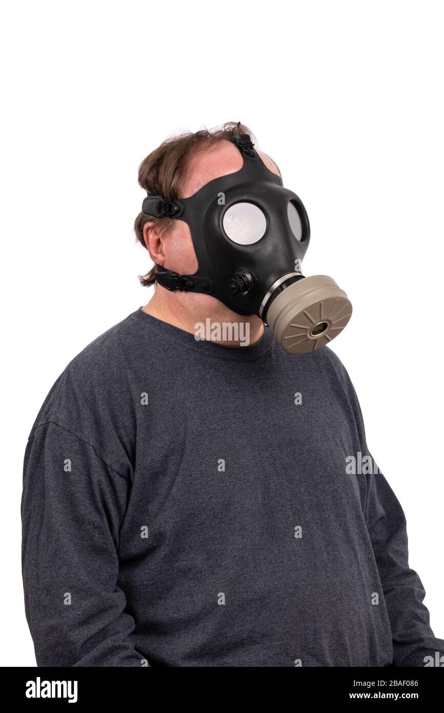 Adult Male Wearing White Chemical High Resolution Stock Photography and ...