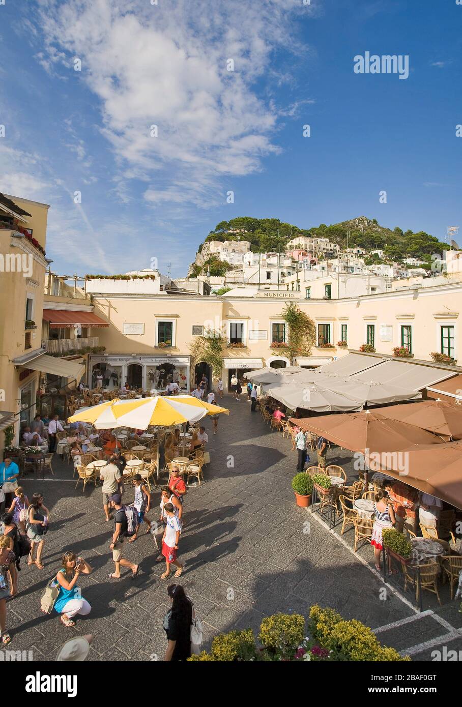 Capri Piazzatta, Capri island, Naples, Campania, Italy, Europe Stock ...