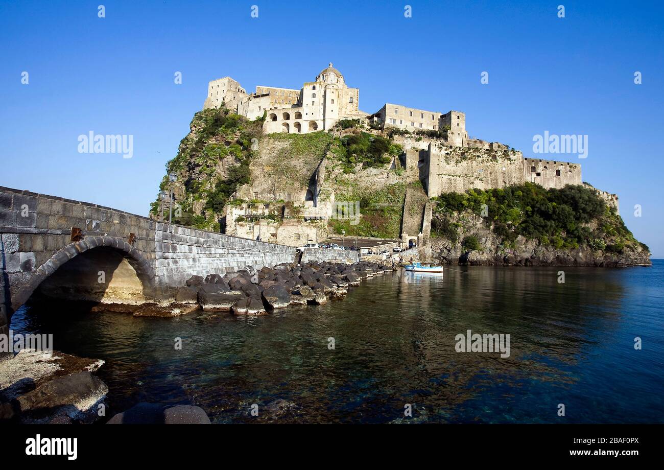 Aragonese castle,Ischia island,Campania,Italy,Europe Stock Photo - Alamy
