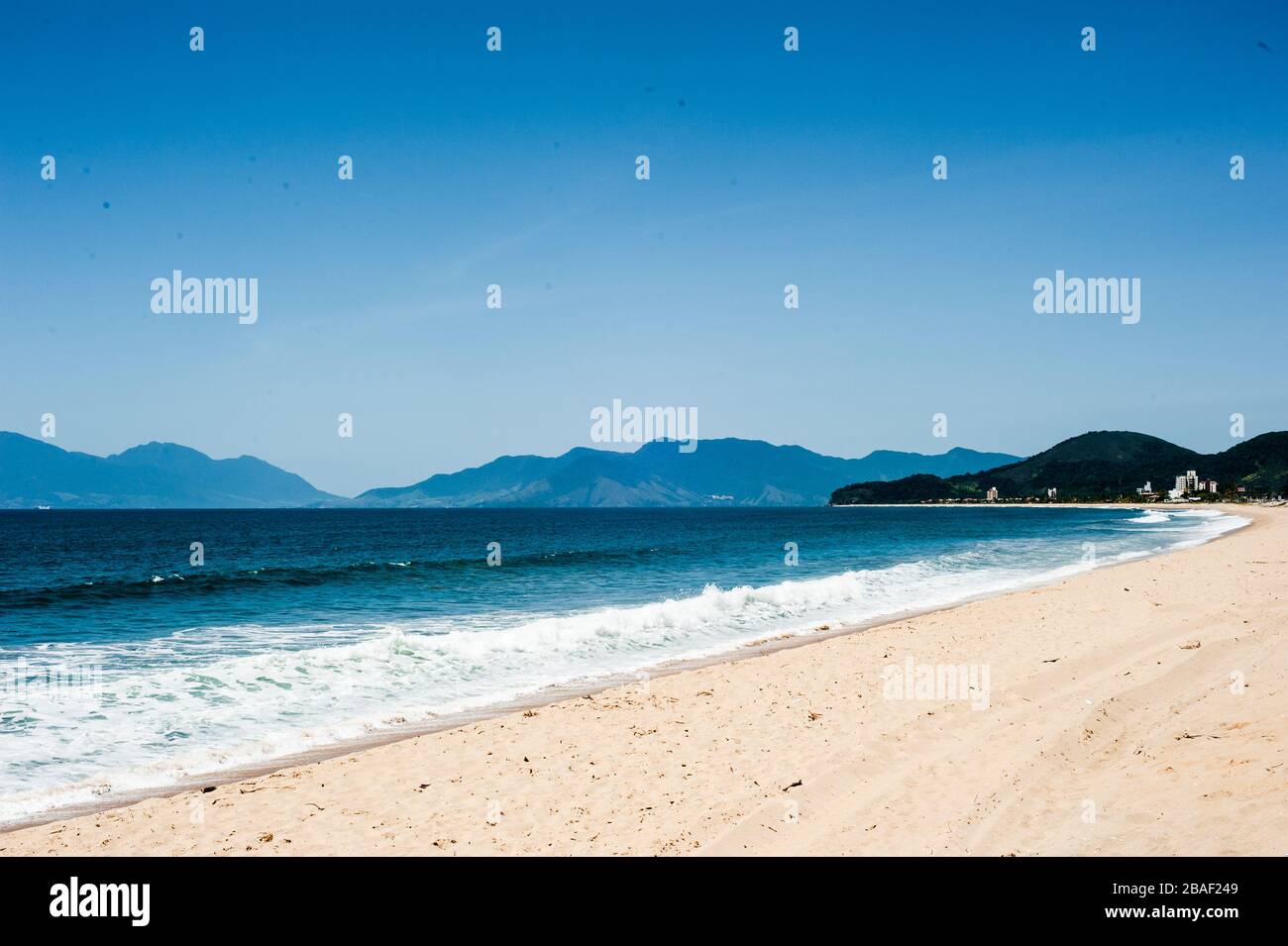 Amazing landscape view of Lagoinha beach, Ubatuba - Brazil Stock Photo ...