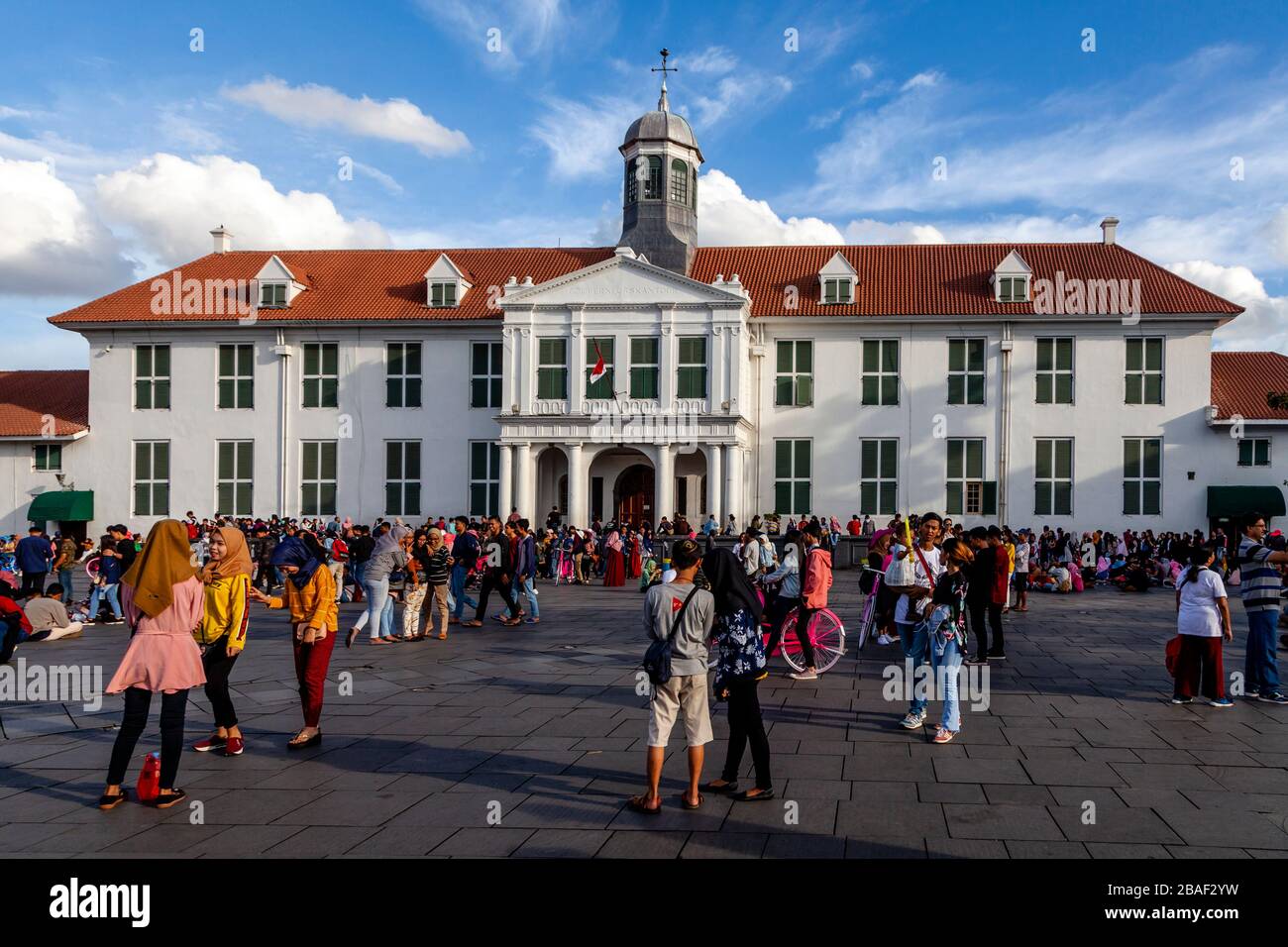 The Jakarta History Museum, Fatahillah Square, Jakarta, Indonesia Stock ...