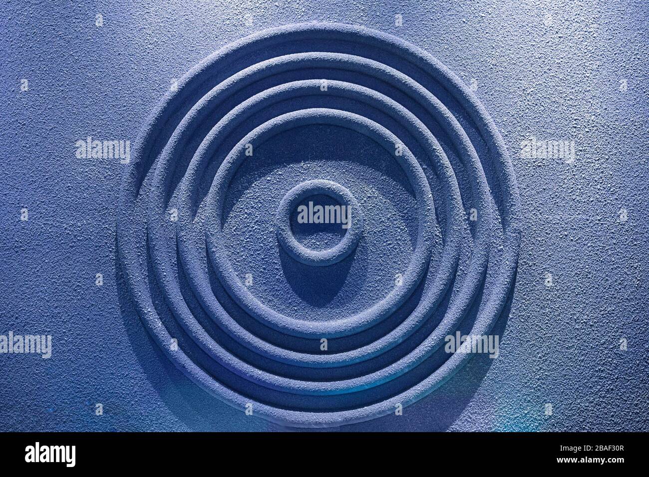 Geometric shapes in the design of premises. Circles on the wall. the ...