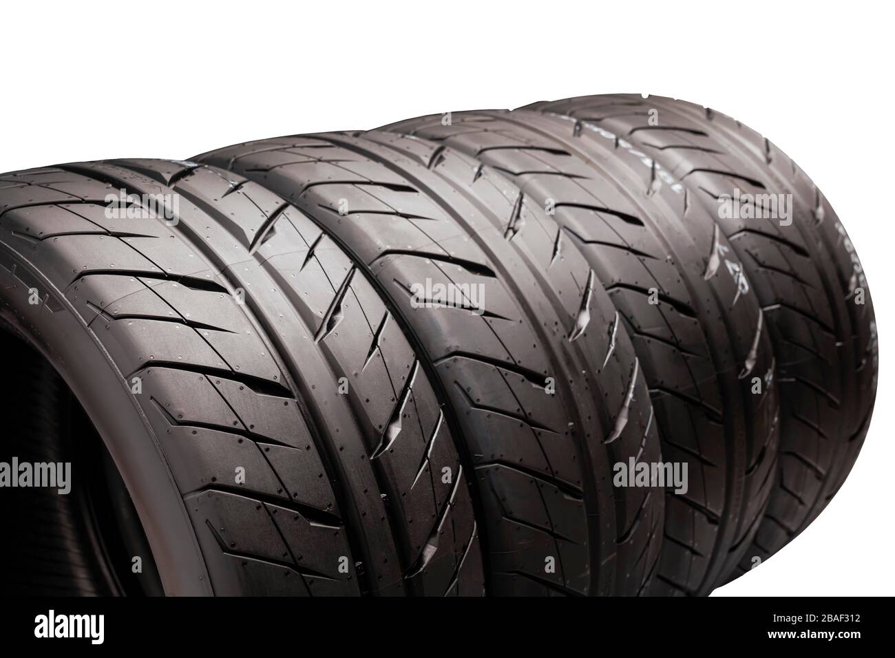 tyres in a row on a white background, isolate Stock Photo - Alamy