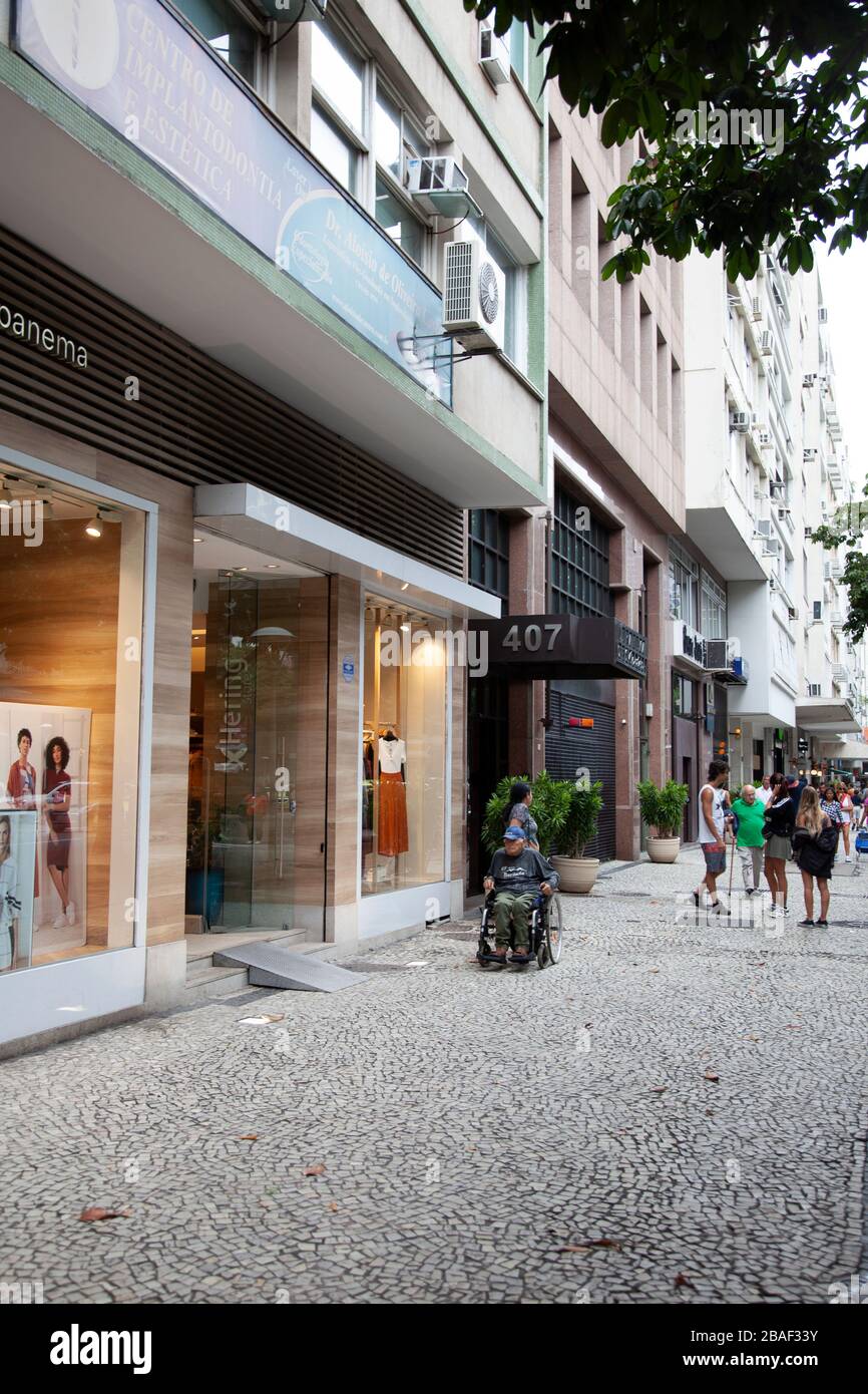 Ipanema shopping street rio de hi-res stock photography and images - Alamy