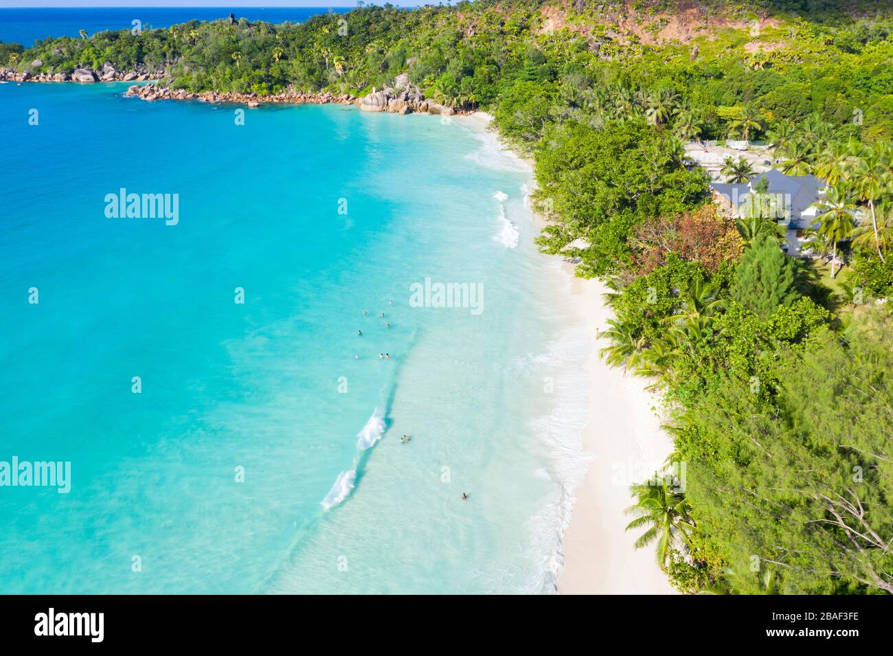 Seychelles mahe island beach anse hi-res stock photography and images ...