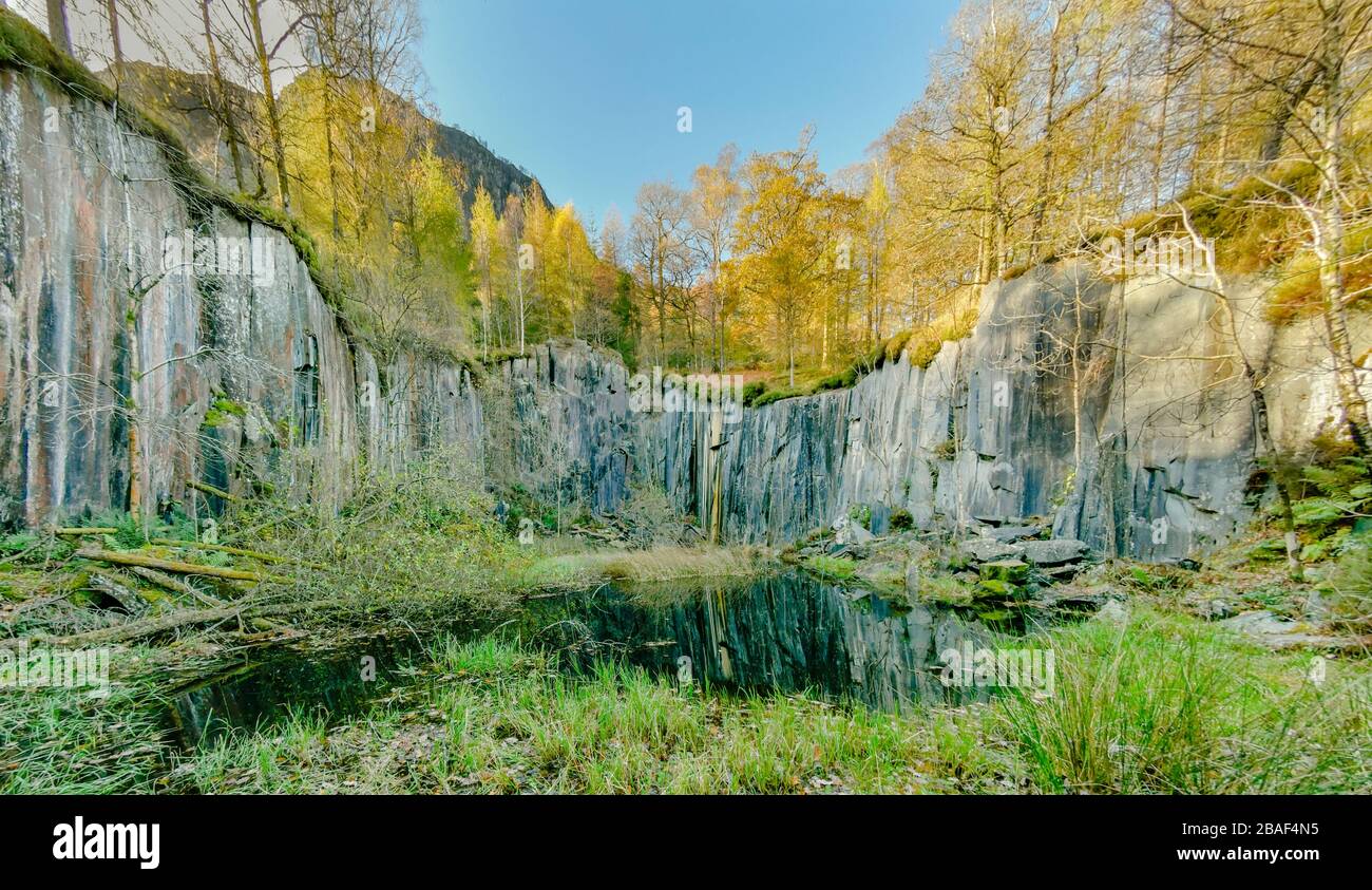 Old Slate Quarry Lake District High Resolution Stock Photography and ...
