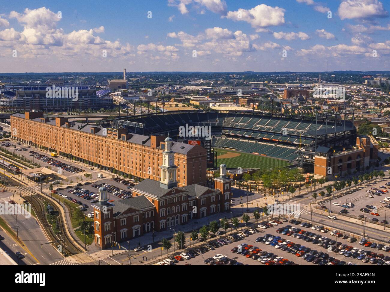 Baltimore md aerial stadium hi-res stock photography and images - Alamy