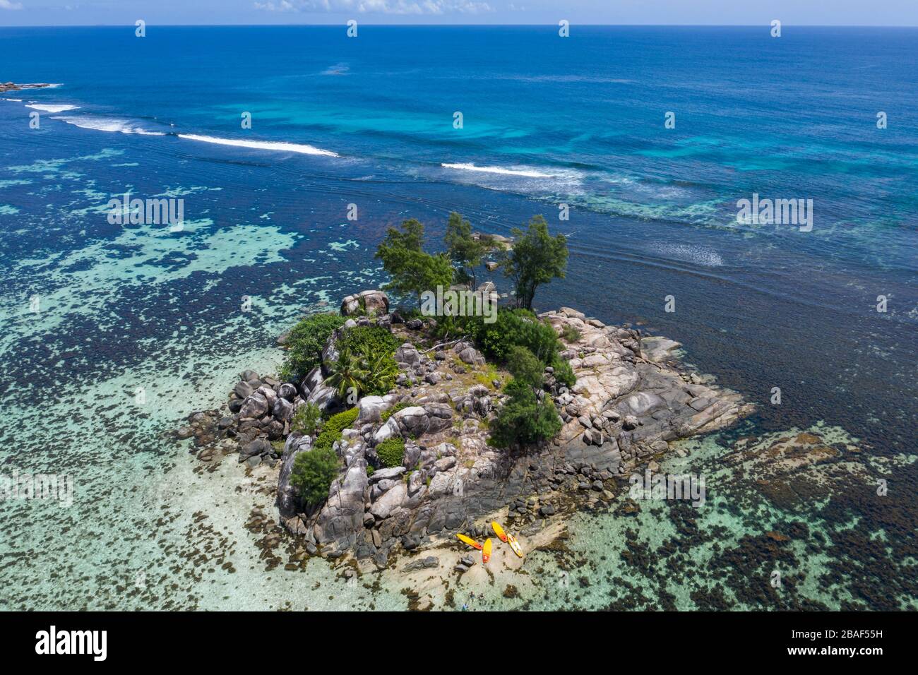 Anse Royale beach in Mahe Island Seychelles Stock Photo - Alamy