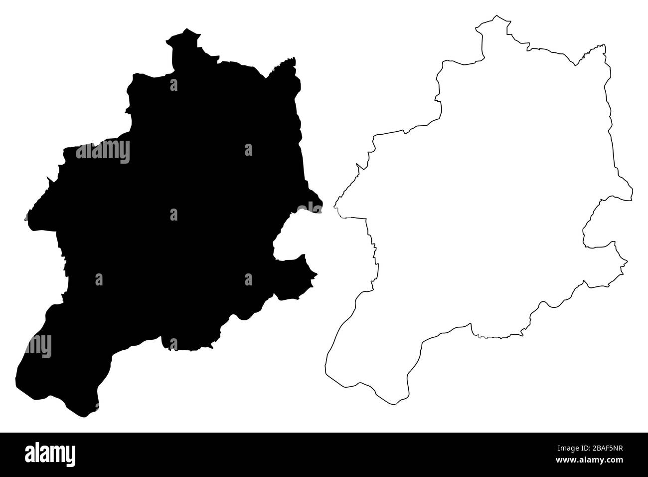 Bielsko-Biala City (Republic of Poland, Silesian Voivodeship) map ...