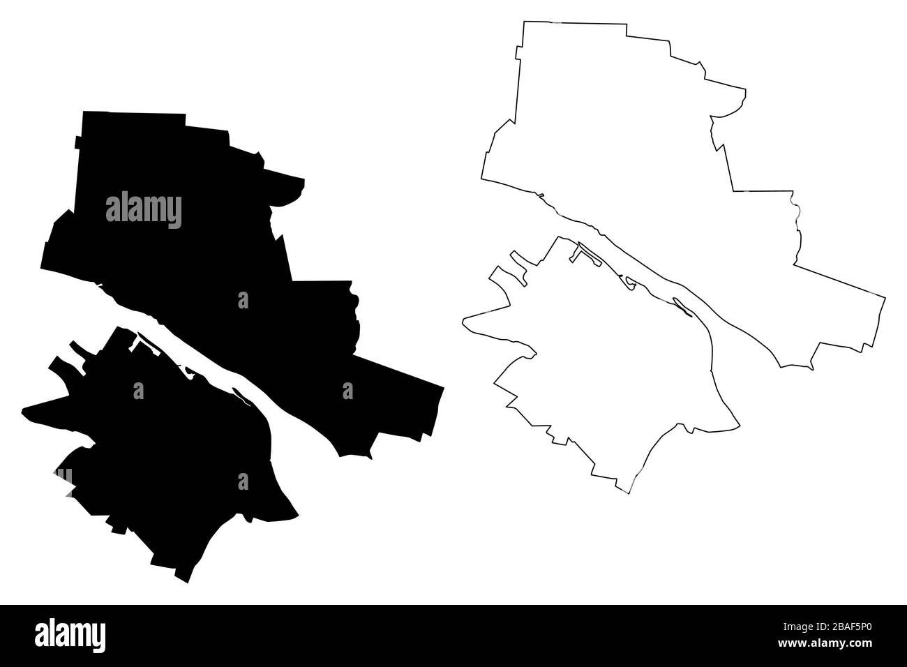 Map of plock hi-res stock photography and images - Alamy