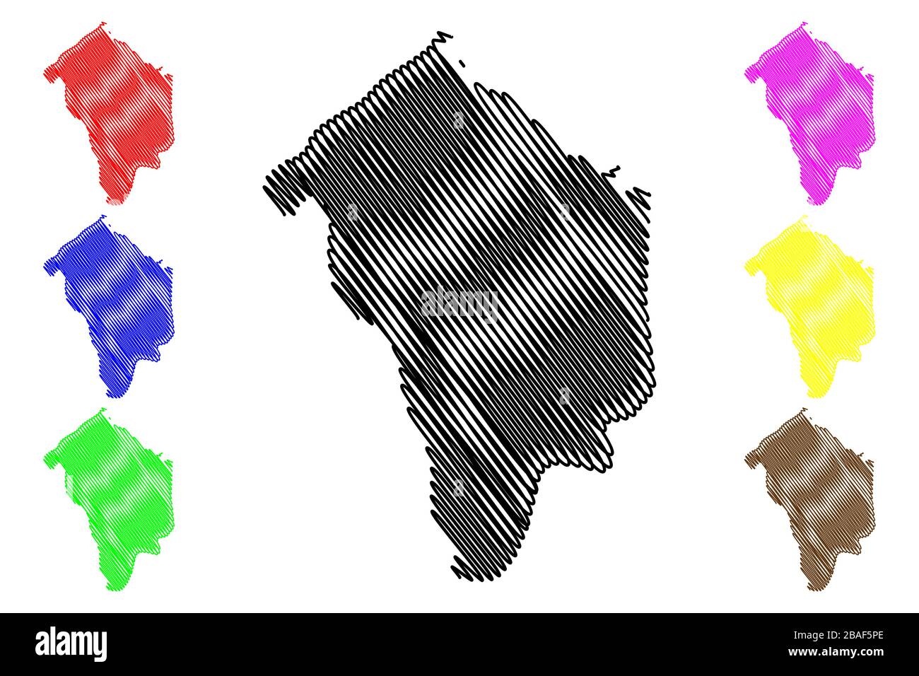 Makedonska kamenica vector map hi-res stock photography and images - Alamy