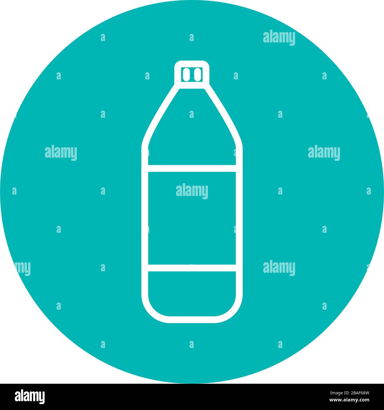 cleaning product bottle icon over white background, block style, vector ...