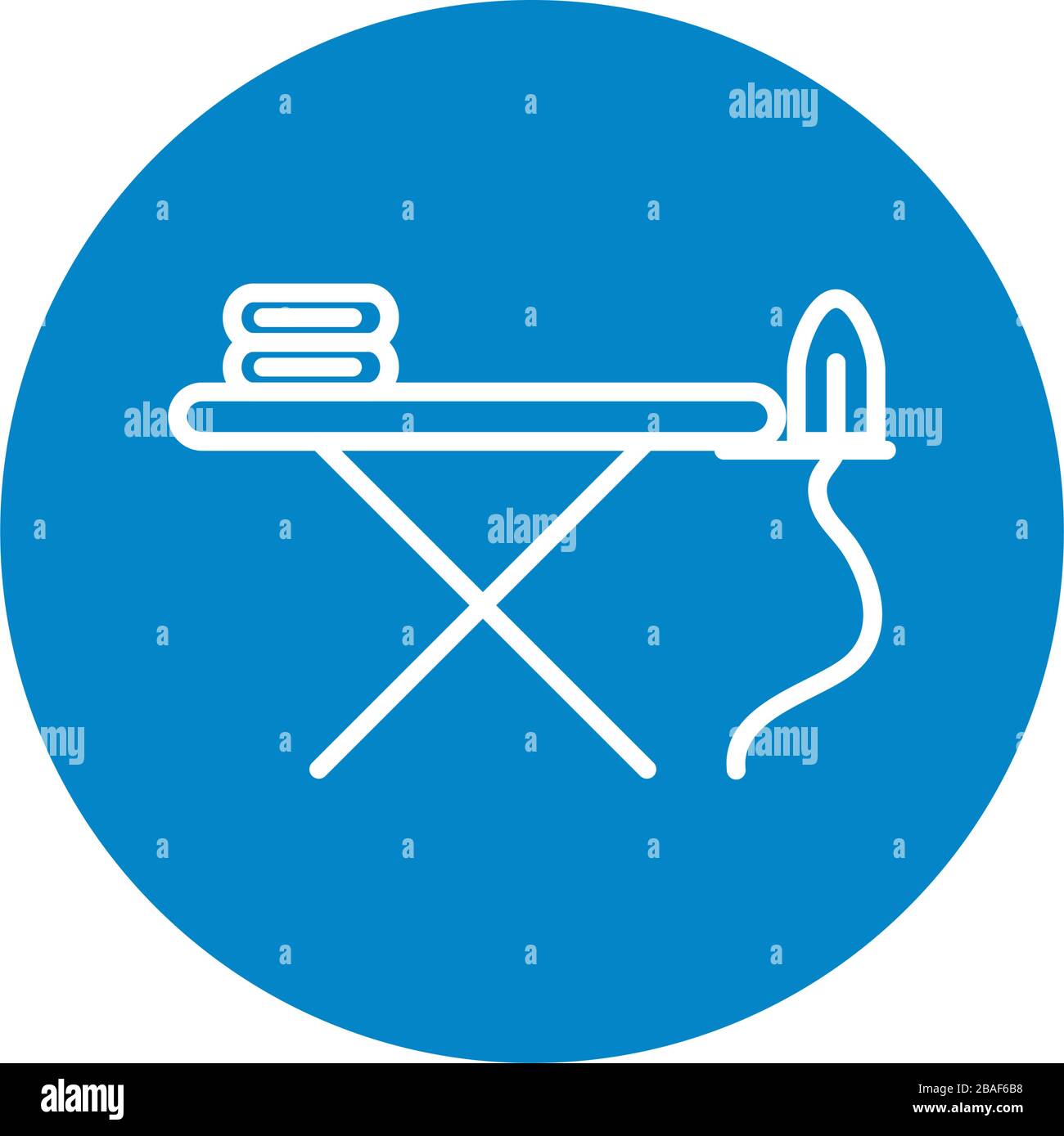 ironing board icon over white background, block style, vector ...