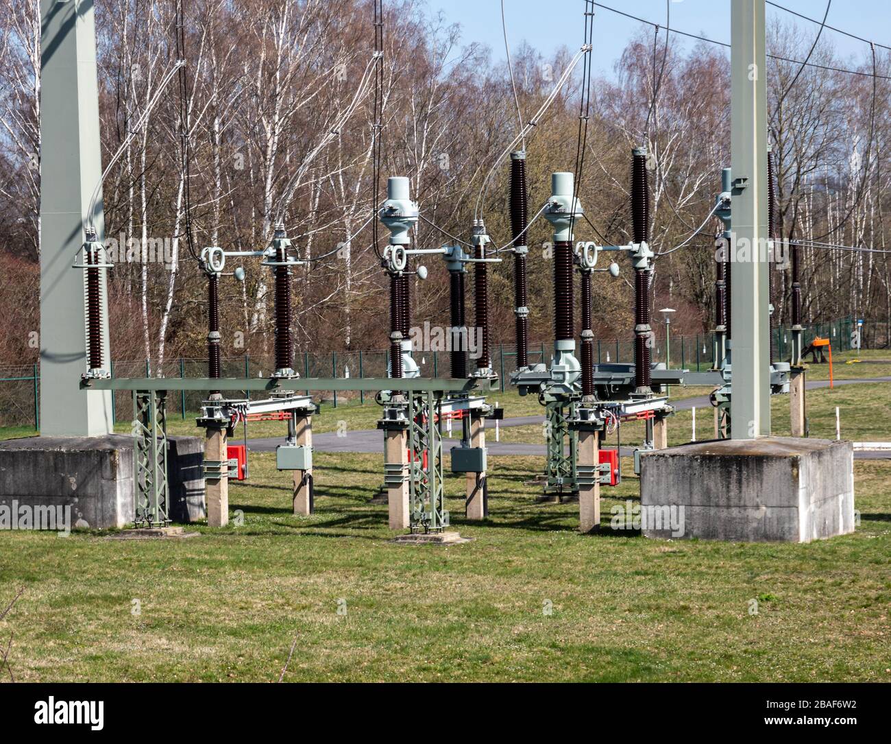 Transformer substation electricity energy Stock Photo - Alamy