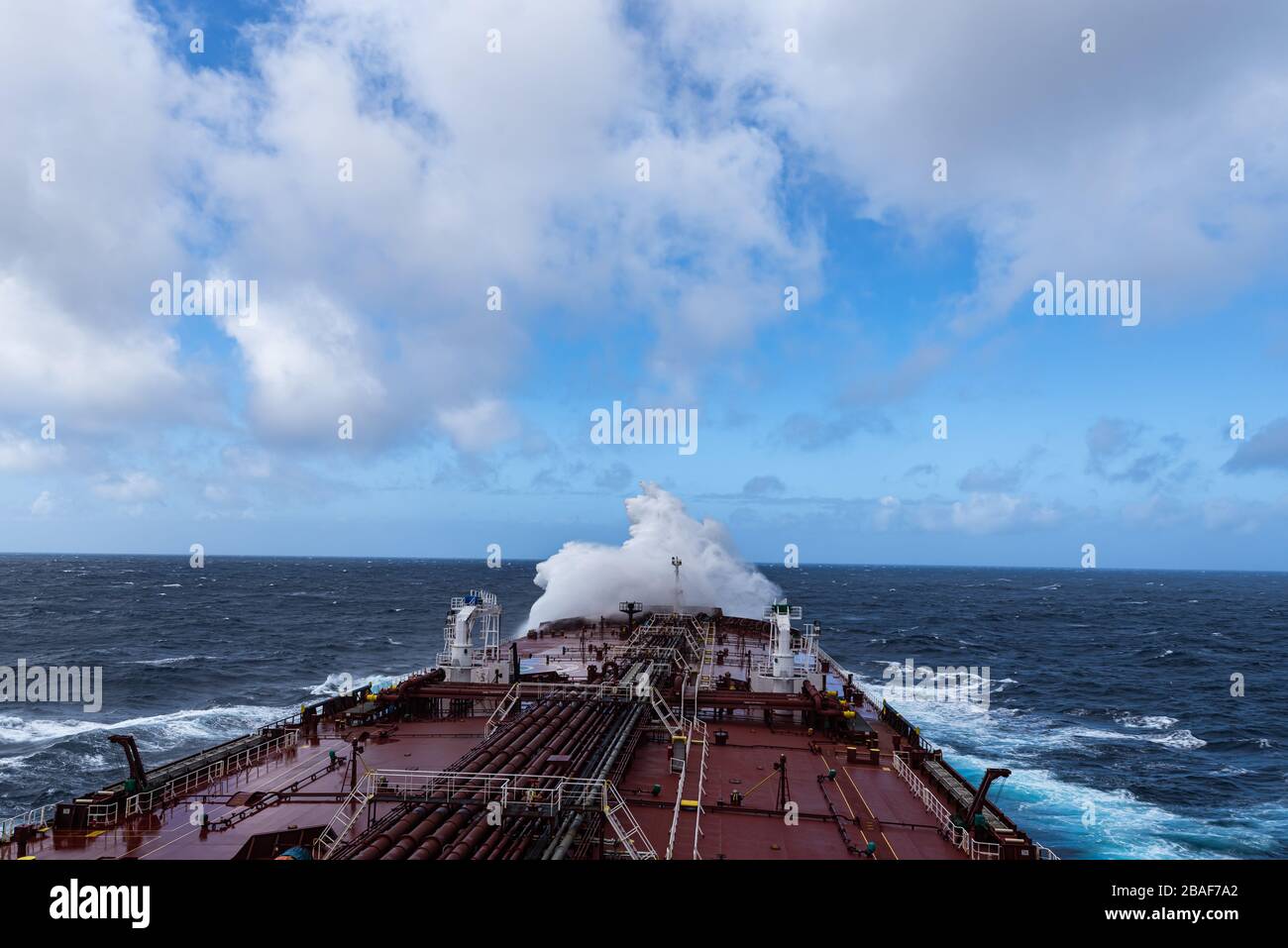 Oil tanker in the ocean Stock Photo - Alamy
