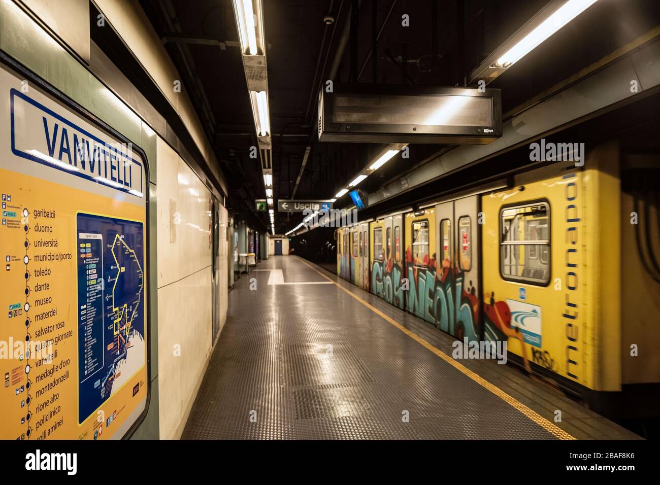 Italy, Naples: March 2020 - Empty city during lockdown due to ...