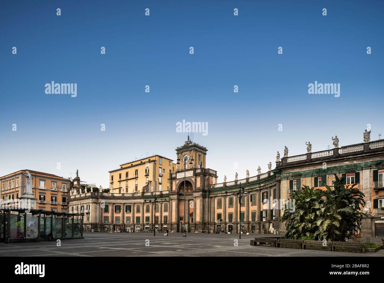 Italy, Naples: March 2020 - Empty city during lockdown due to ...