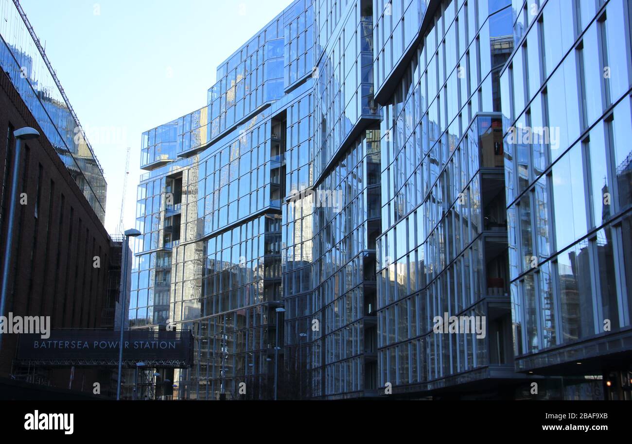 Battersea Park London, new development Stock Photo - Alamy