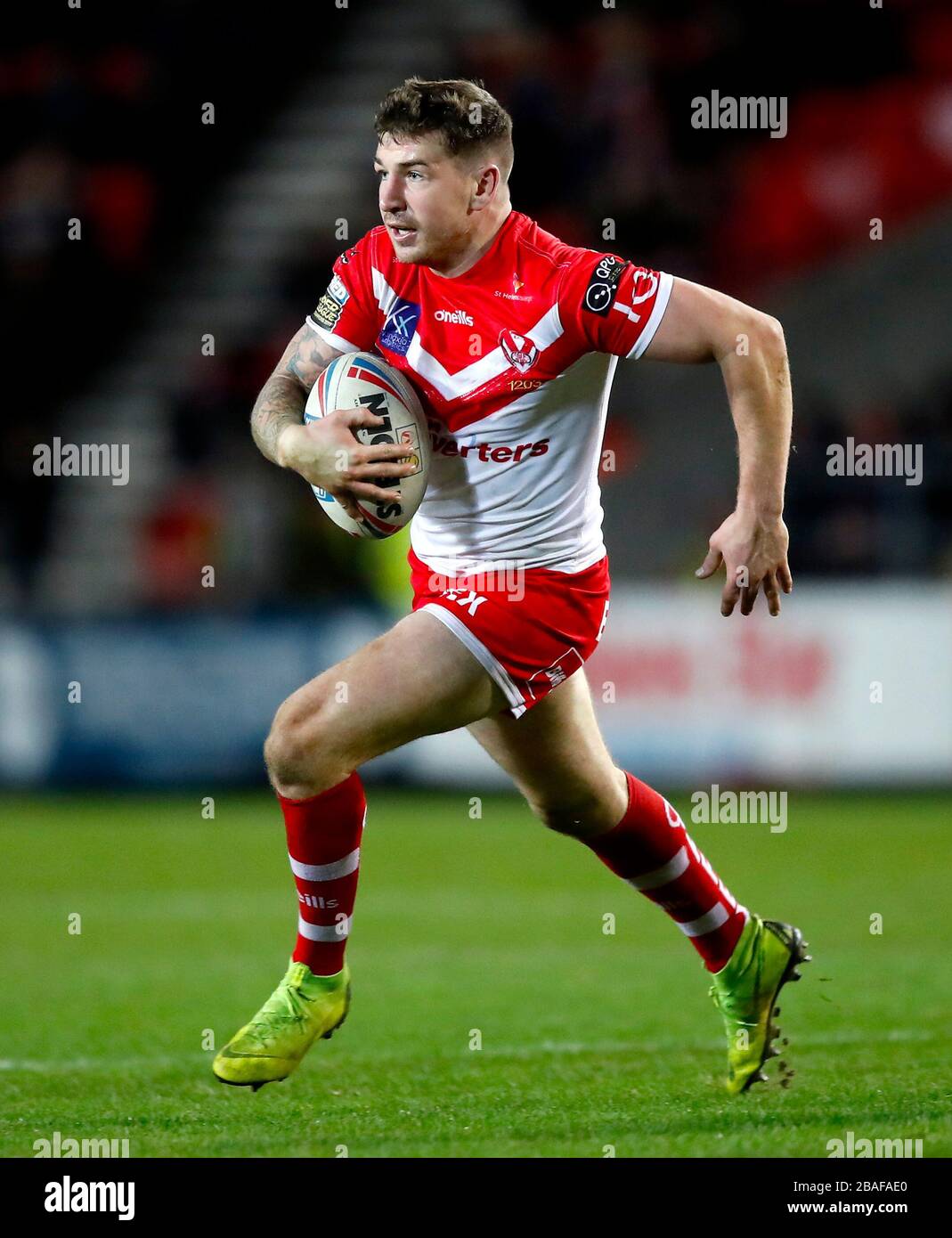 St Helens' Mark Percival Stock Photo - Alamy