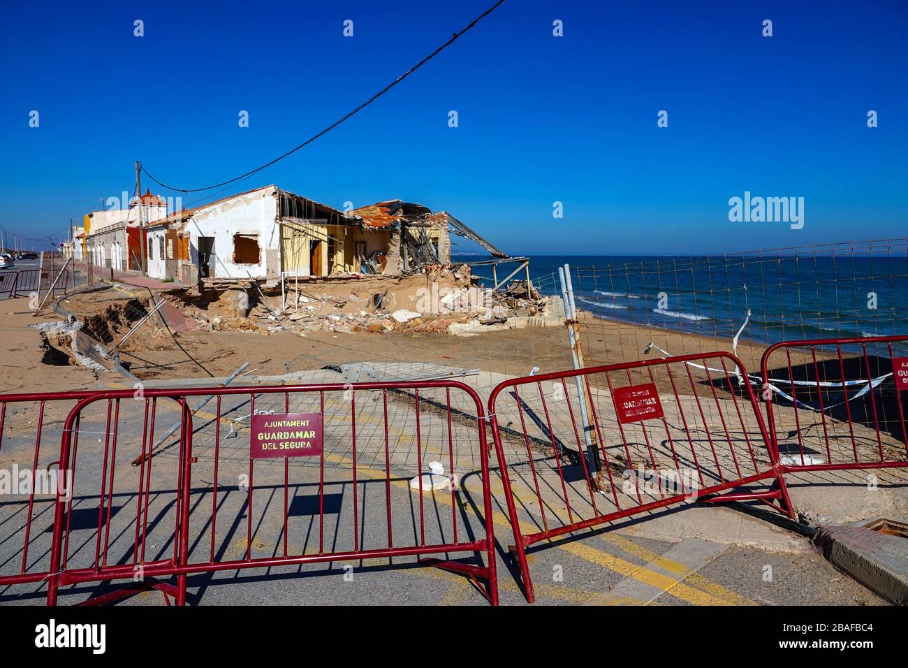 Caused by storm gloria hi-res stock photography and images - Alamy