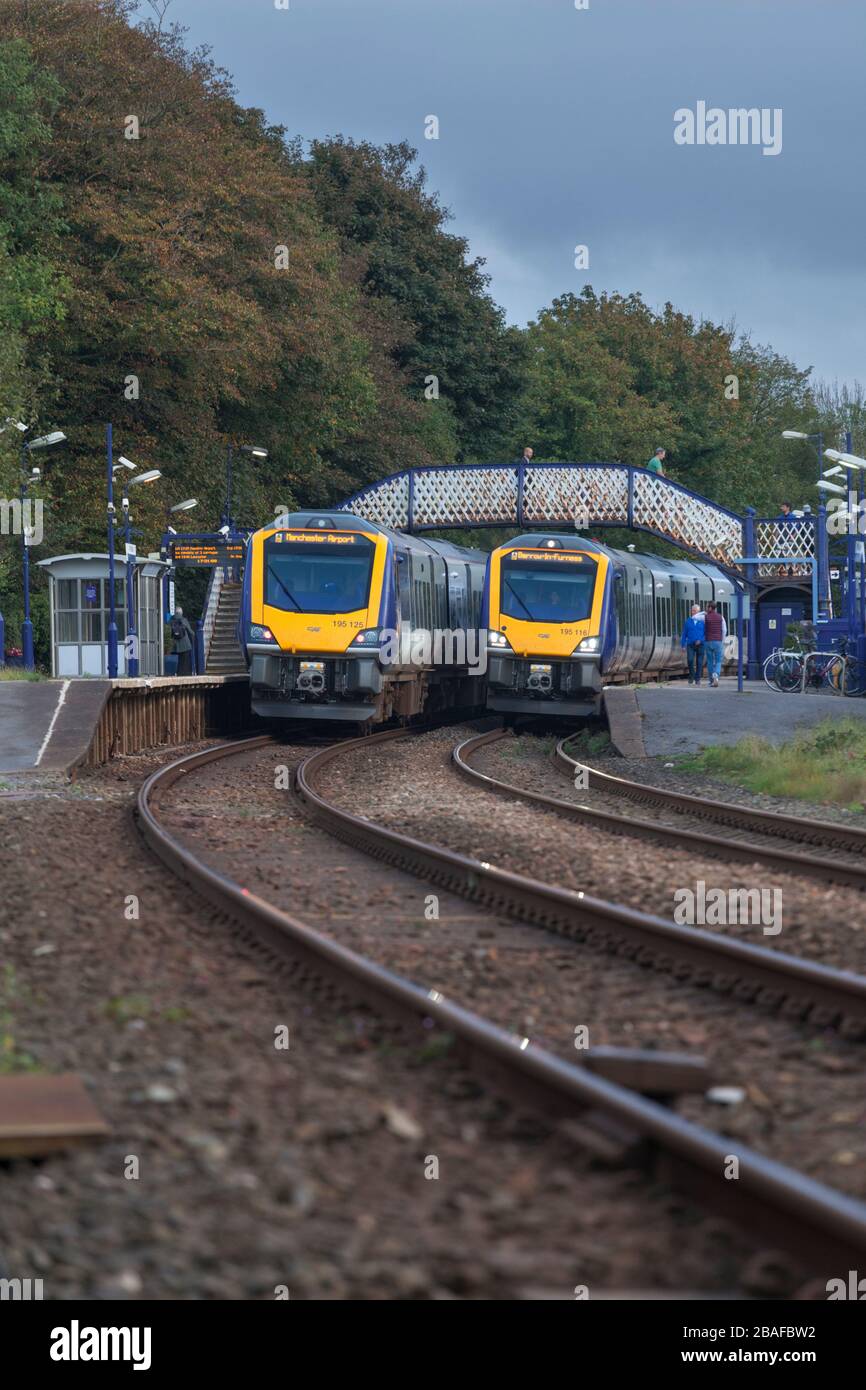 2 Northern rail CAF built class 195 Civity trains 195116 and 195125 ...