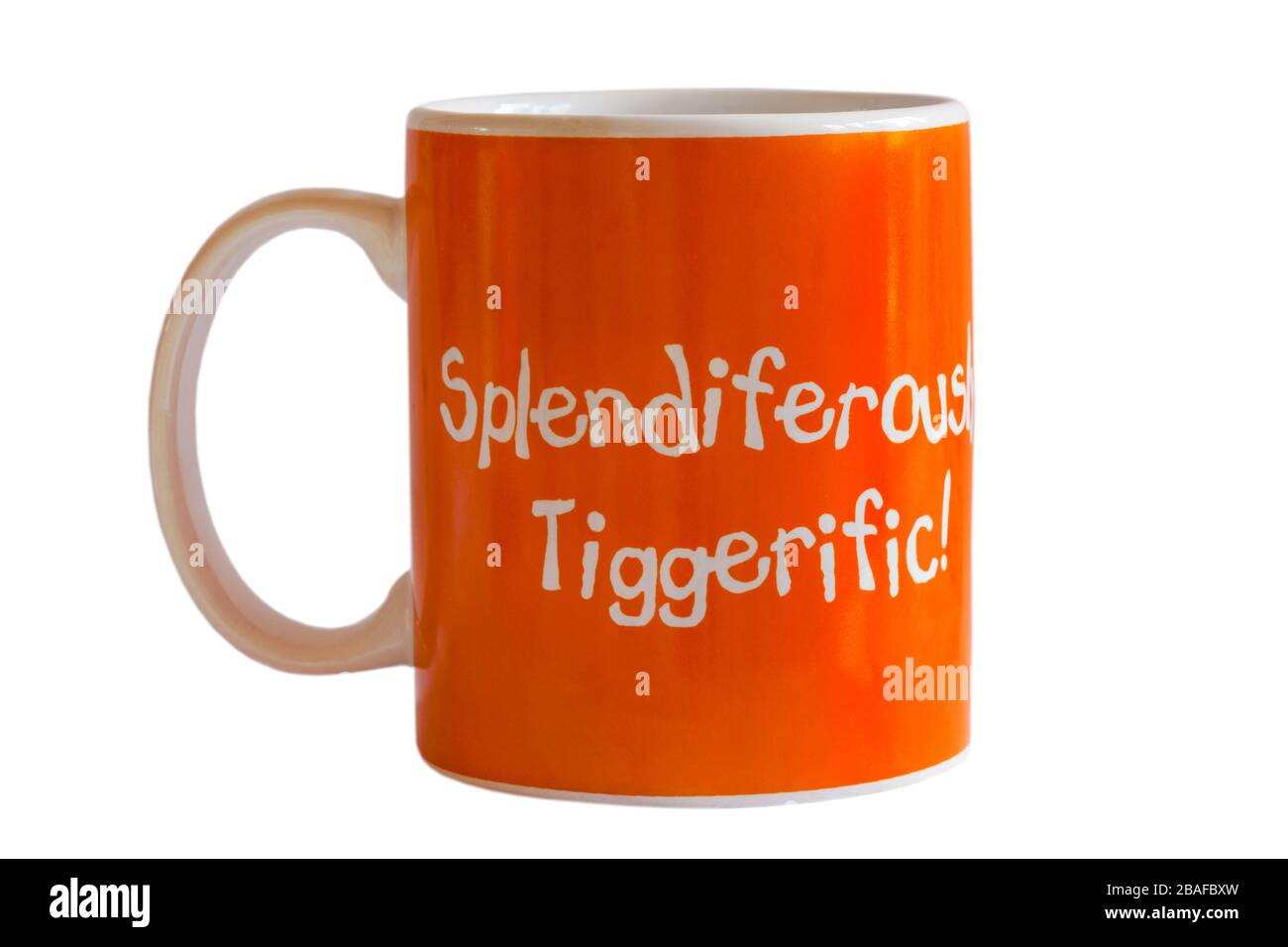 Splendiferous Tiggerific tigger mug isolated on white background - for ...