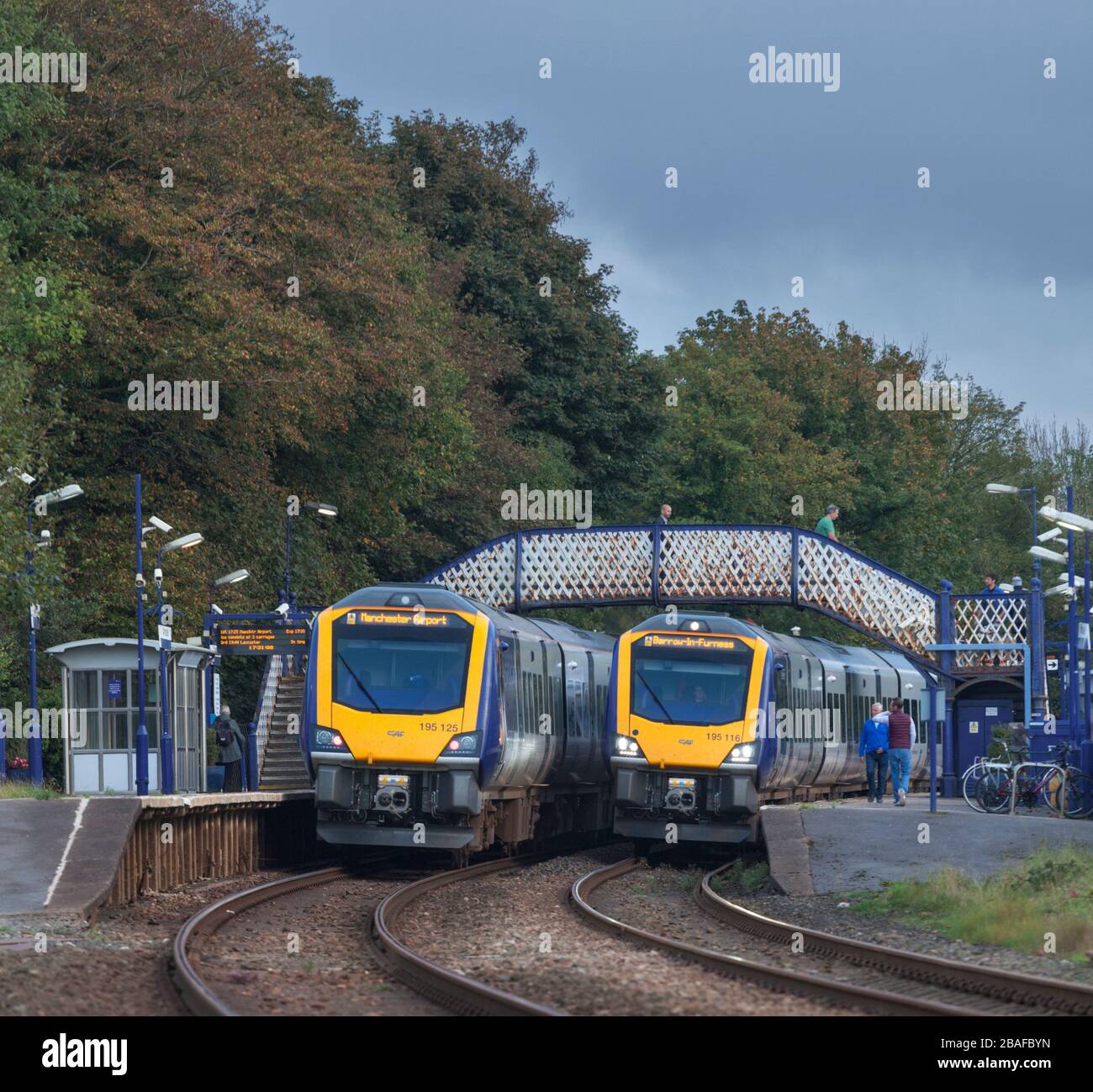 2 Northern rail CAF built class 195 Civity trains 195116 and 195125 ...
