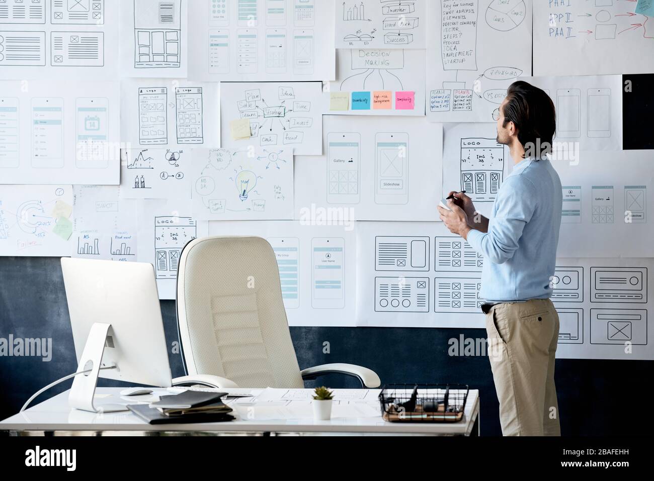 Planning boards hi-res stock photography and images - Alamy