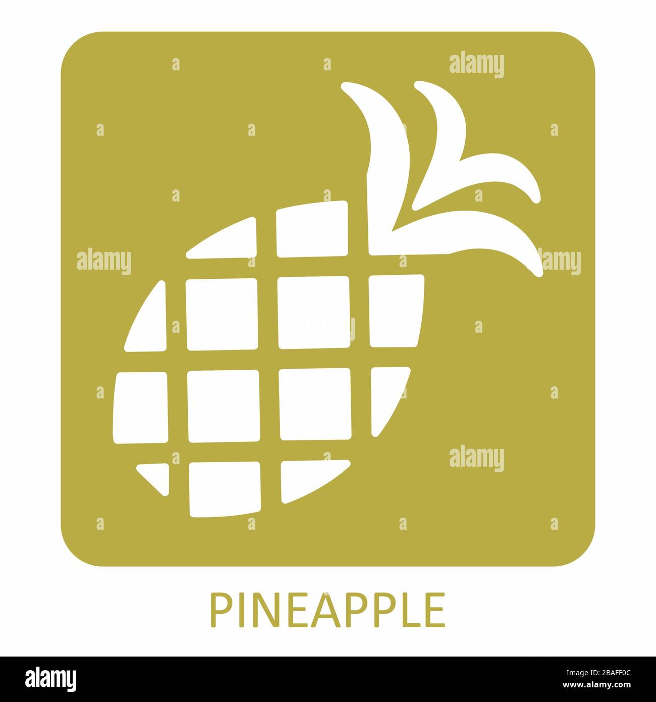 A pineapple icon Stock Vector Image & Art - Alamy